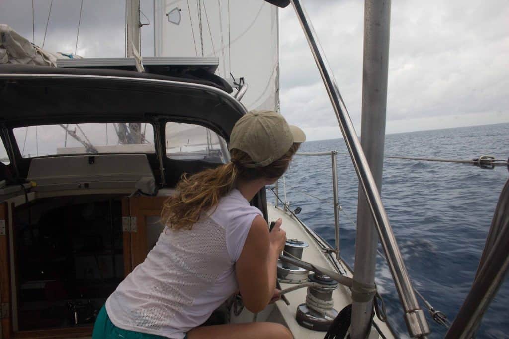 How to anchor under sail