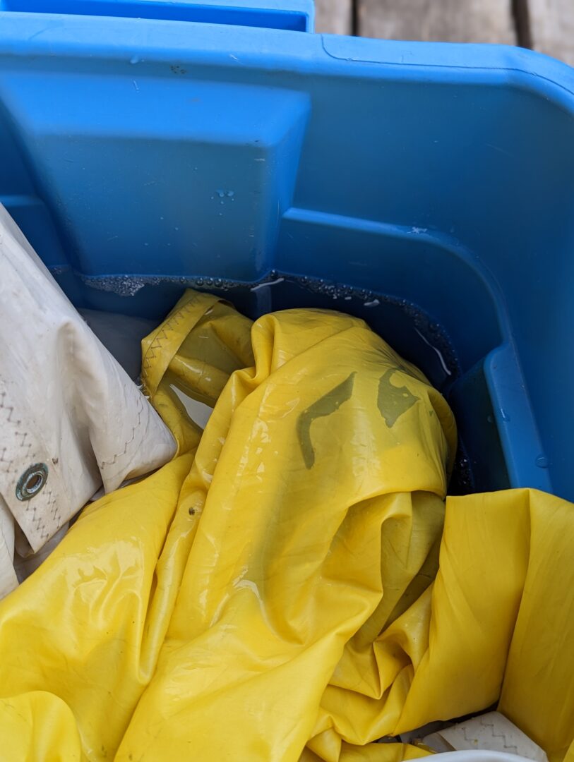 Sail cleaning 101 – how to clean sails and tackle common stains